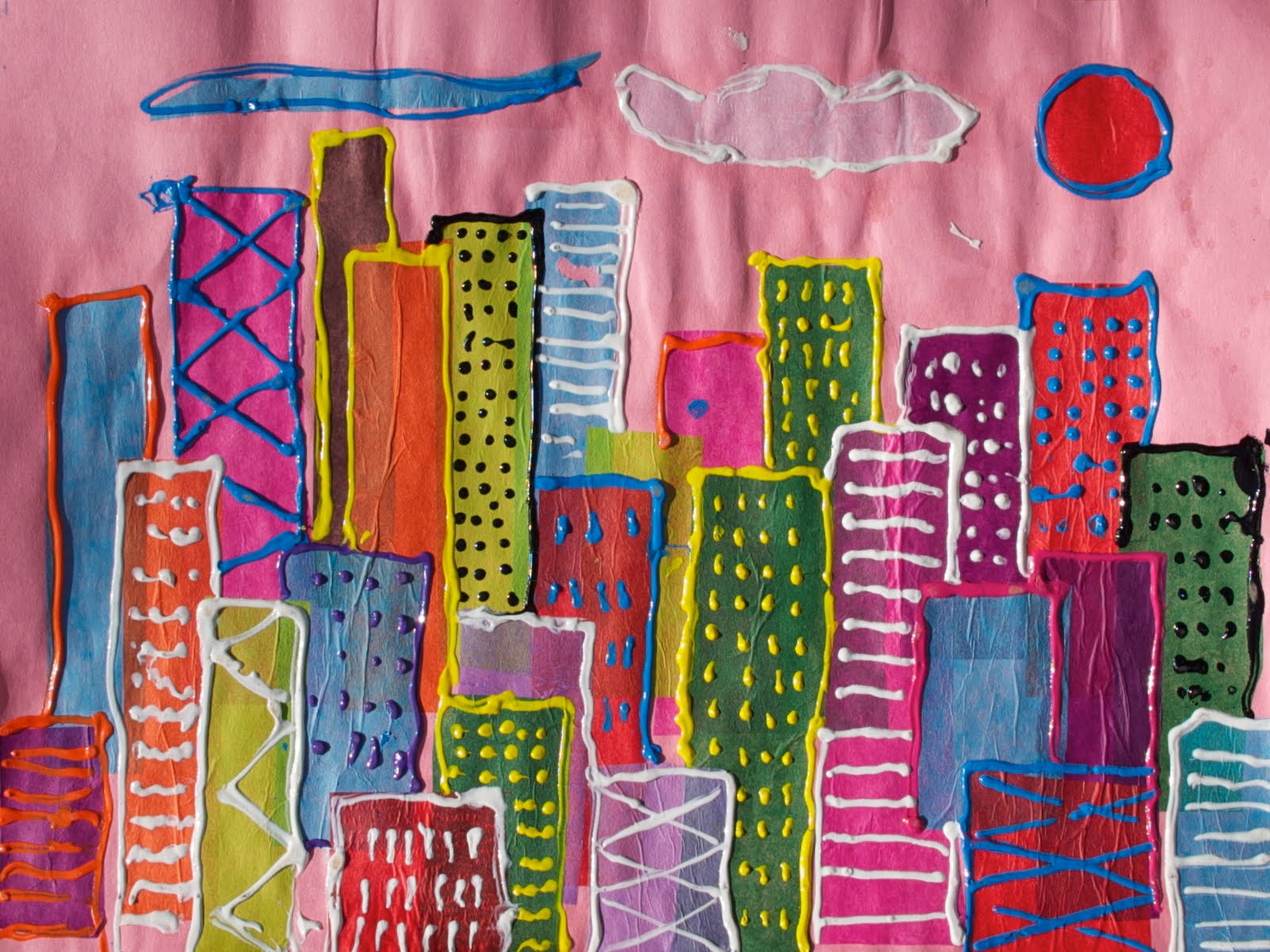 Art Classes for Homeschool Students: Paul Klee-Abstract Cityscape