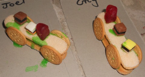 My House In Africa: Finger Biscuit Cars!!!