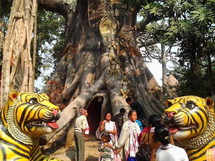 Entrance Gate of Cave in Mahamaya Temple at Dhubri District Assam ...