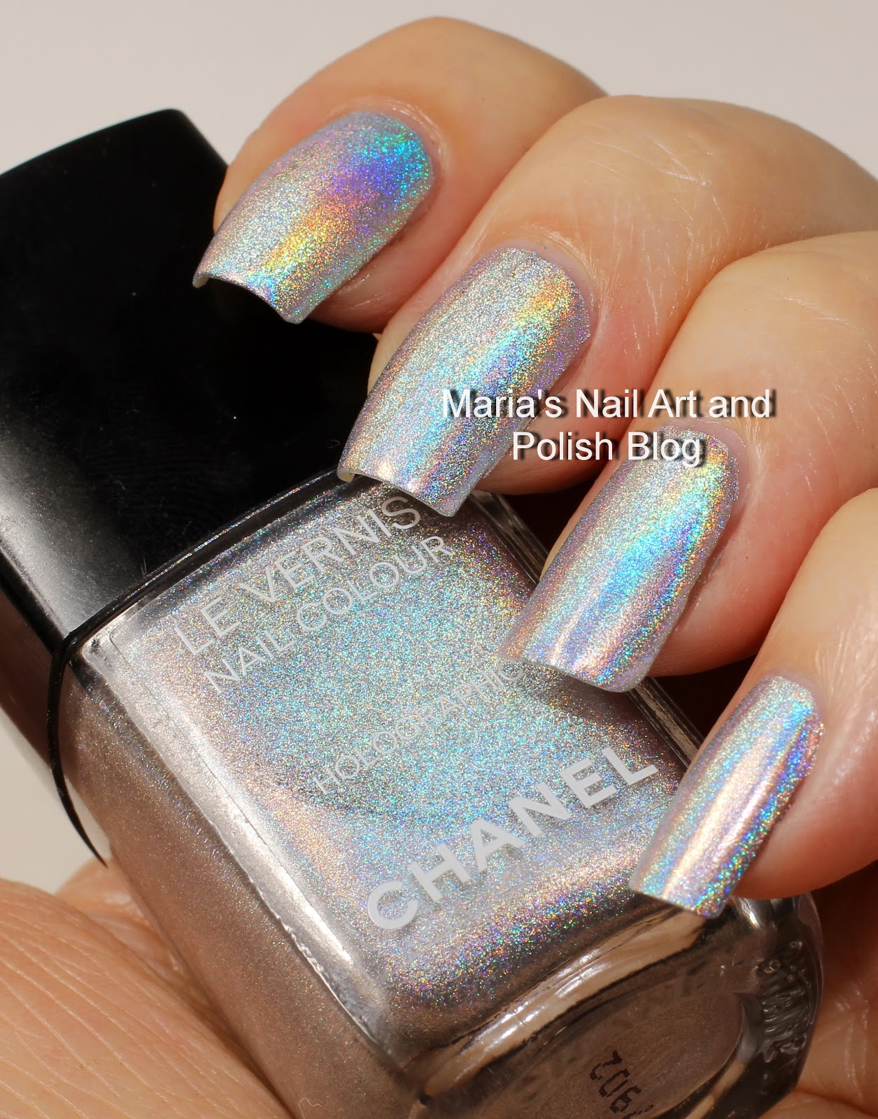 Marias Nail Art and Polish Blog: Chanel Holographic - Duo Platinum ...