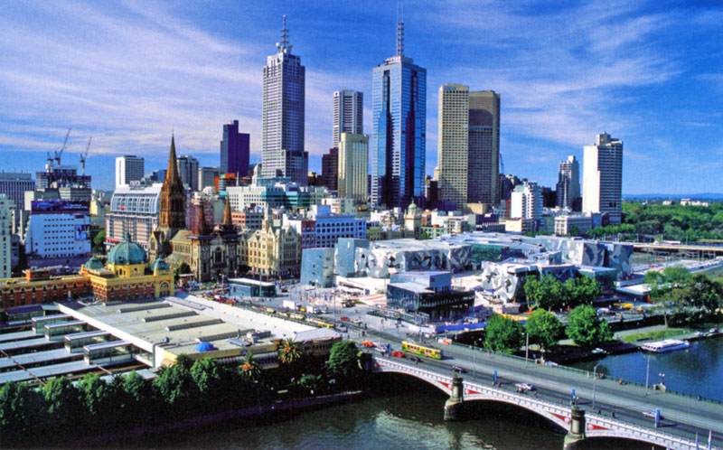 Beside the Yarra: Before Federation Square