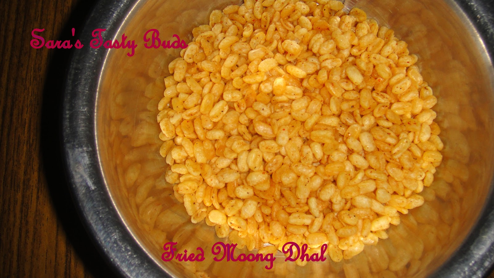 SARA'S TASTY BUDS: Fried Moong Dhal – Haldiram Style