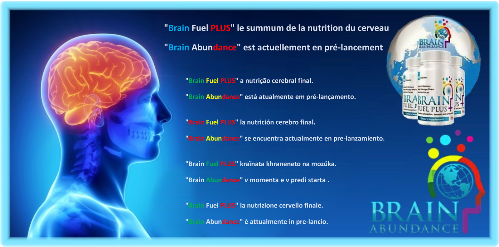 Nutrition du Cerveau: Brain Abundance - UNE OPPORTUNITÉ MAJEURE