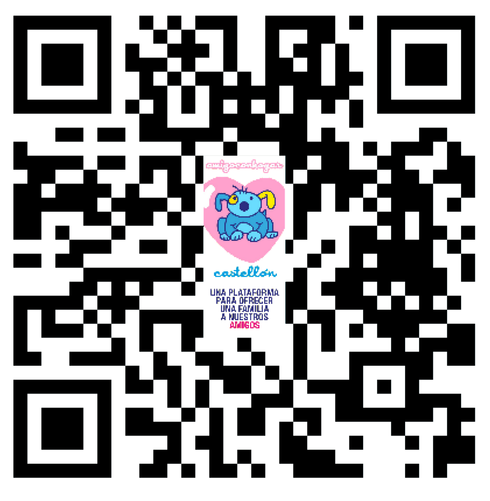 codigos QR - QR CODES - cogigos bidi - bidi codes: Código QR Amigo con ...