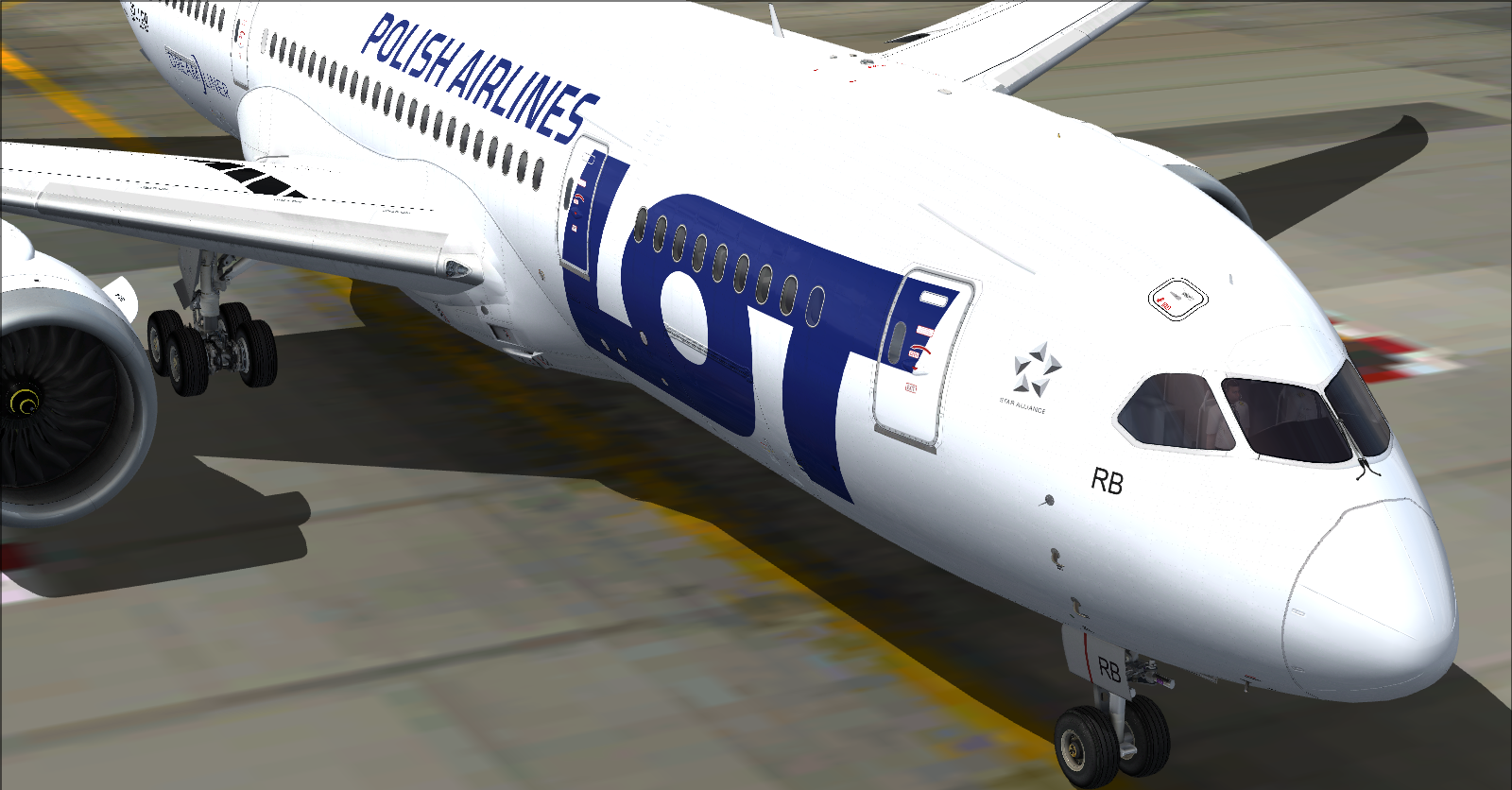 [FSX] QualityWings Boeing 787-8 LOT Polish Airlines SP-LRB
