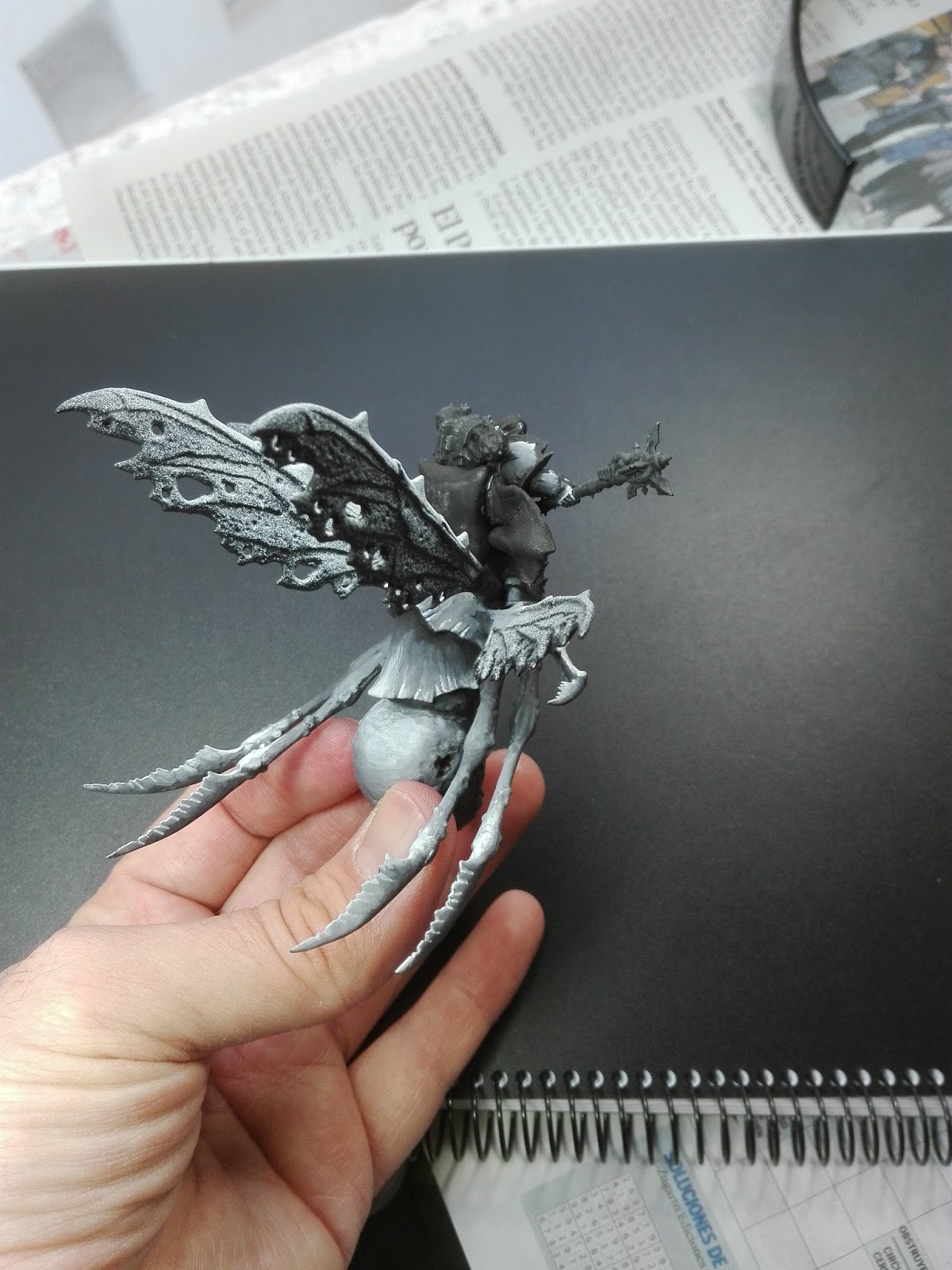 Nurgle fly + 40k Chaos chosen: «NURGLED»