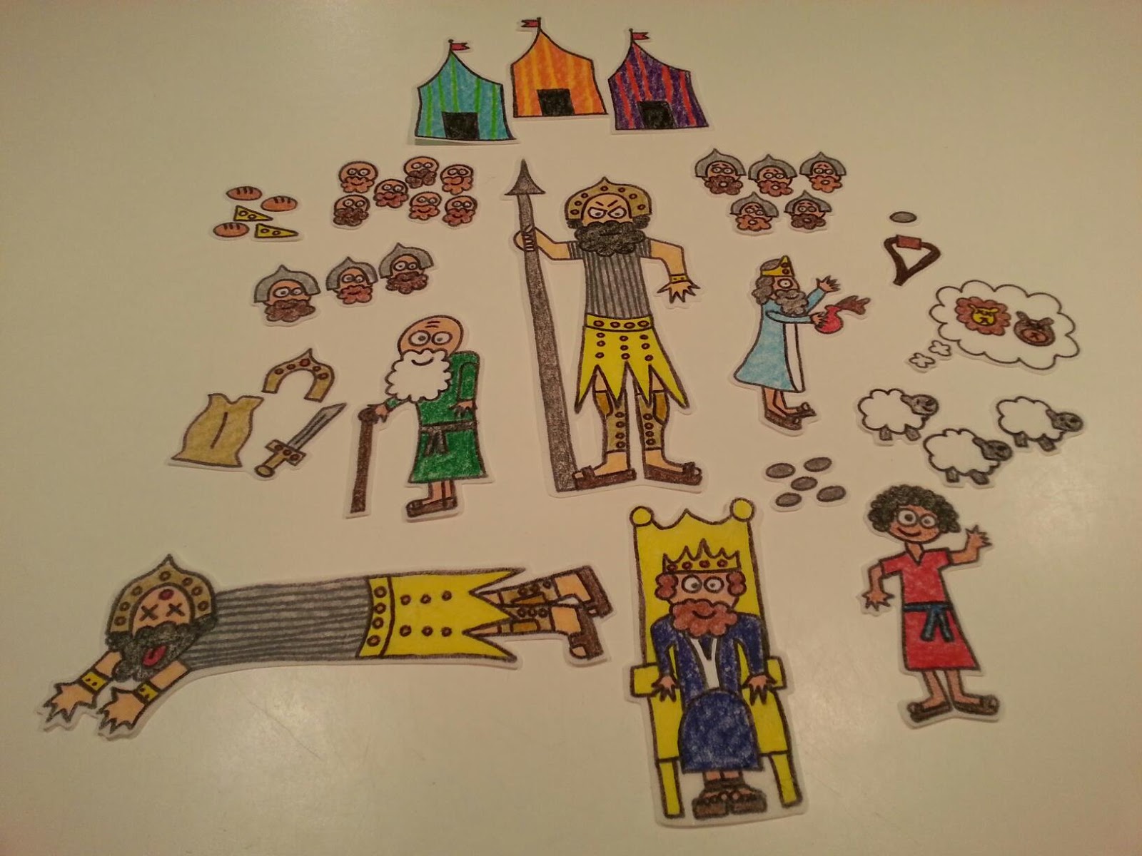 David And Goliath Story Board