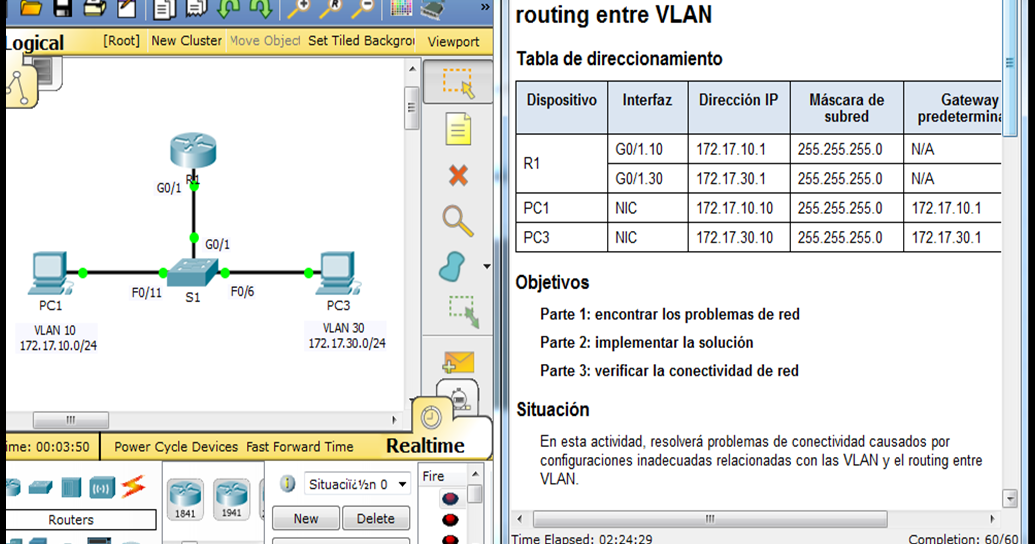 CISCO II: ACTIVIDAD 19.- Resolución de problemas de routing entre VLAN
