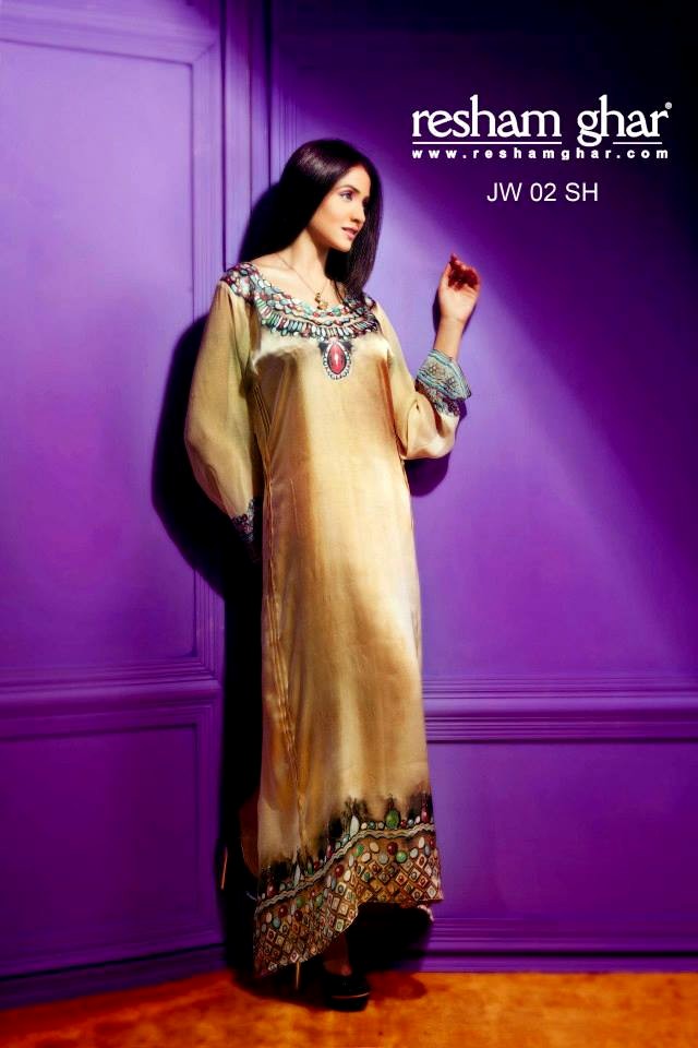 Resham Ghar Eid Collection 2013-2014 | Digital Printed Shirts By Resham ...