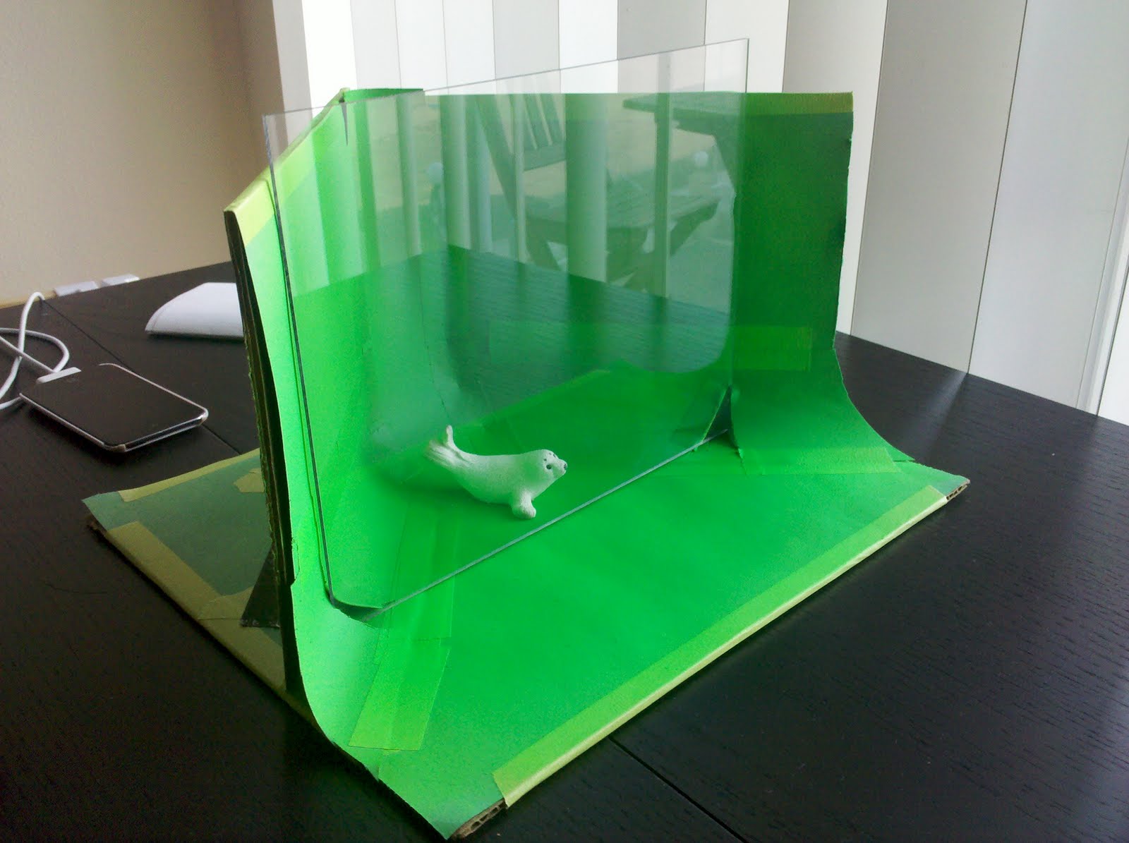 Welcome to the Syndicate: Mini green screen cyclorama