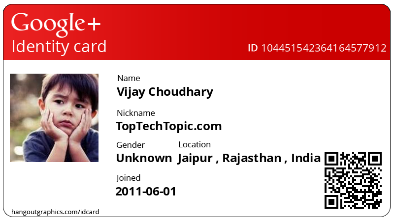 Top Tech Topic: How To Create Personal Google+ ID Card Online