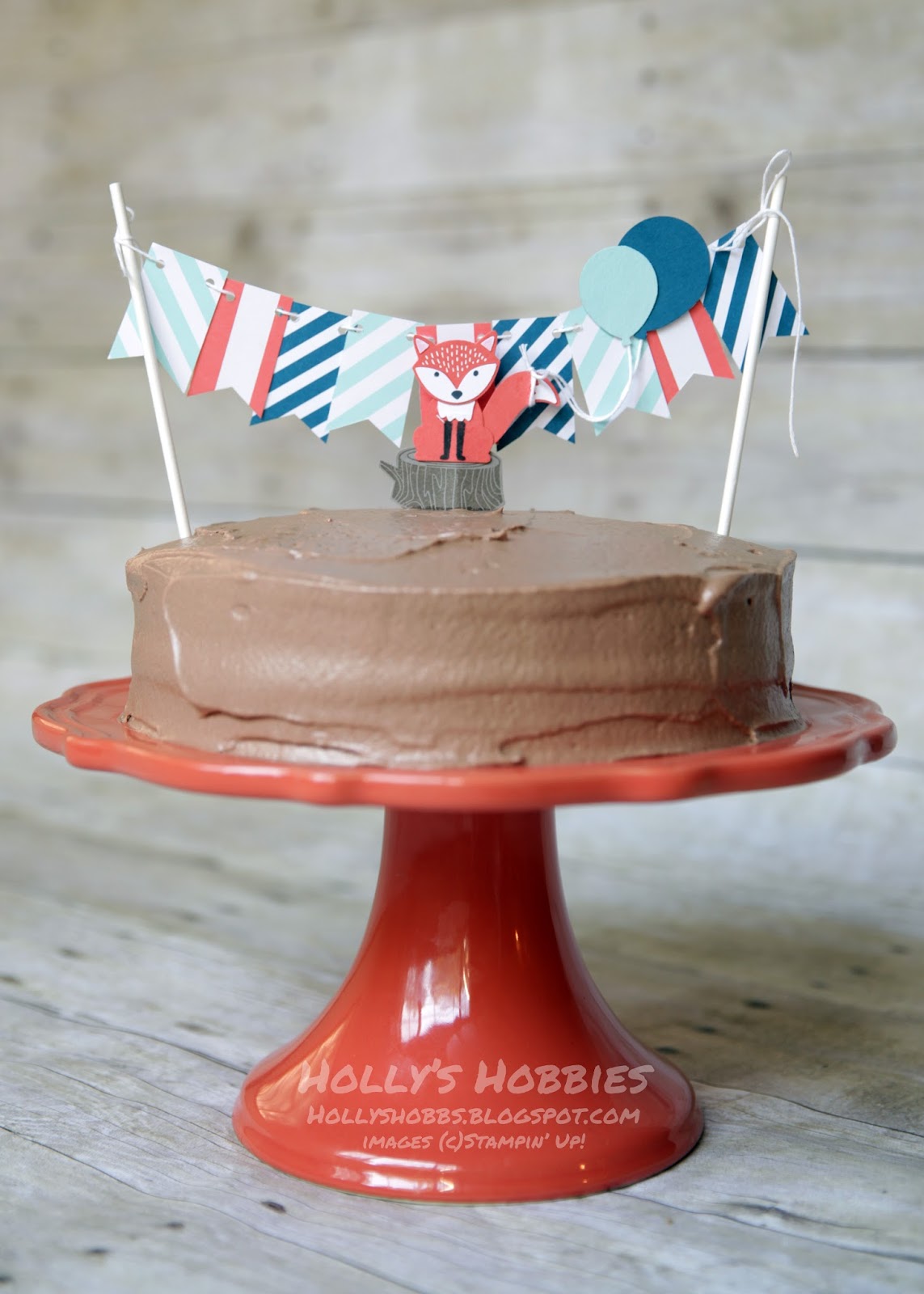 Paper Joy: Foxy Cake Builder for Sam!