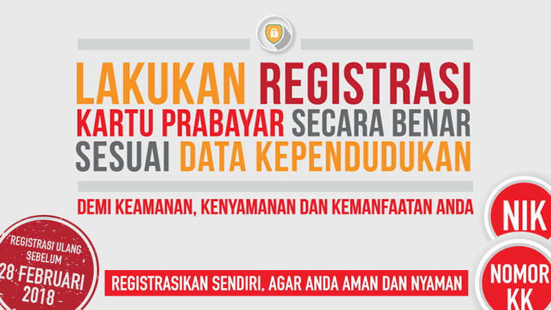 Cara Registrasi Kartu Prabayar Semua Operator Selular | Satu Berita ...