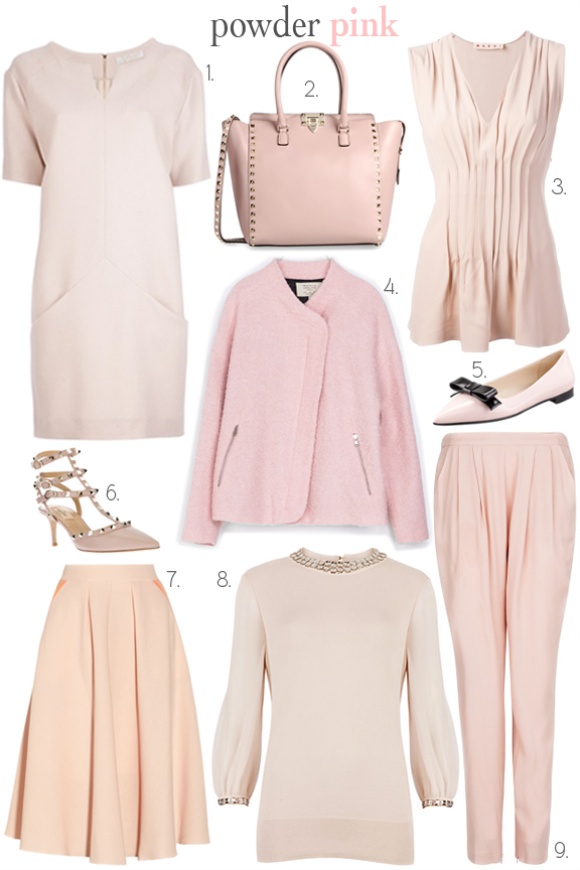 little black pearls: Fall Trend: Powder Pink