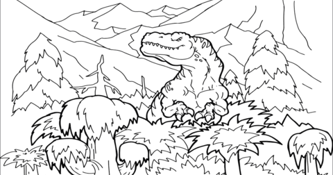 Megalosaurus Coloring Pages Dinosaur - Best Coloring Pages For Kids