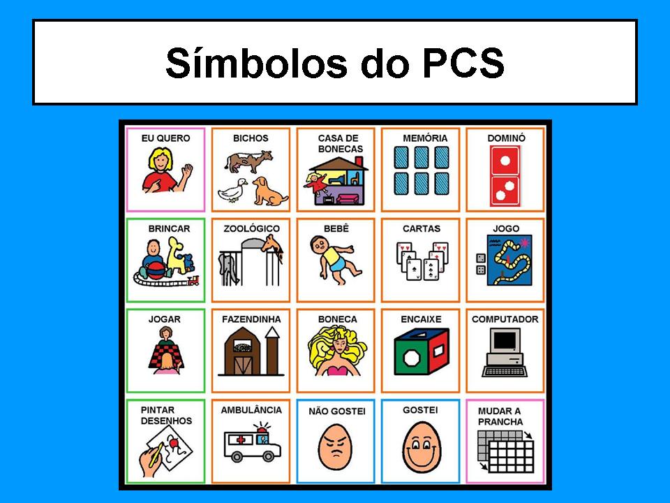 Contadora de Histórias: Sugestões de Símbolos em PCS