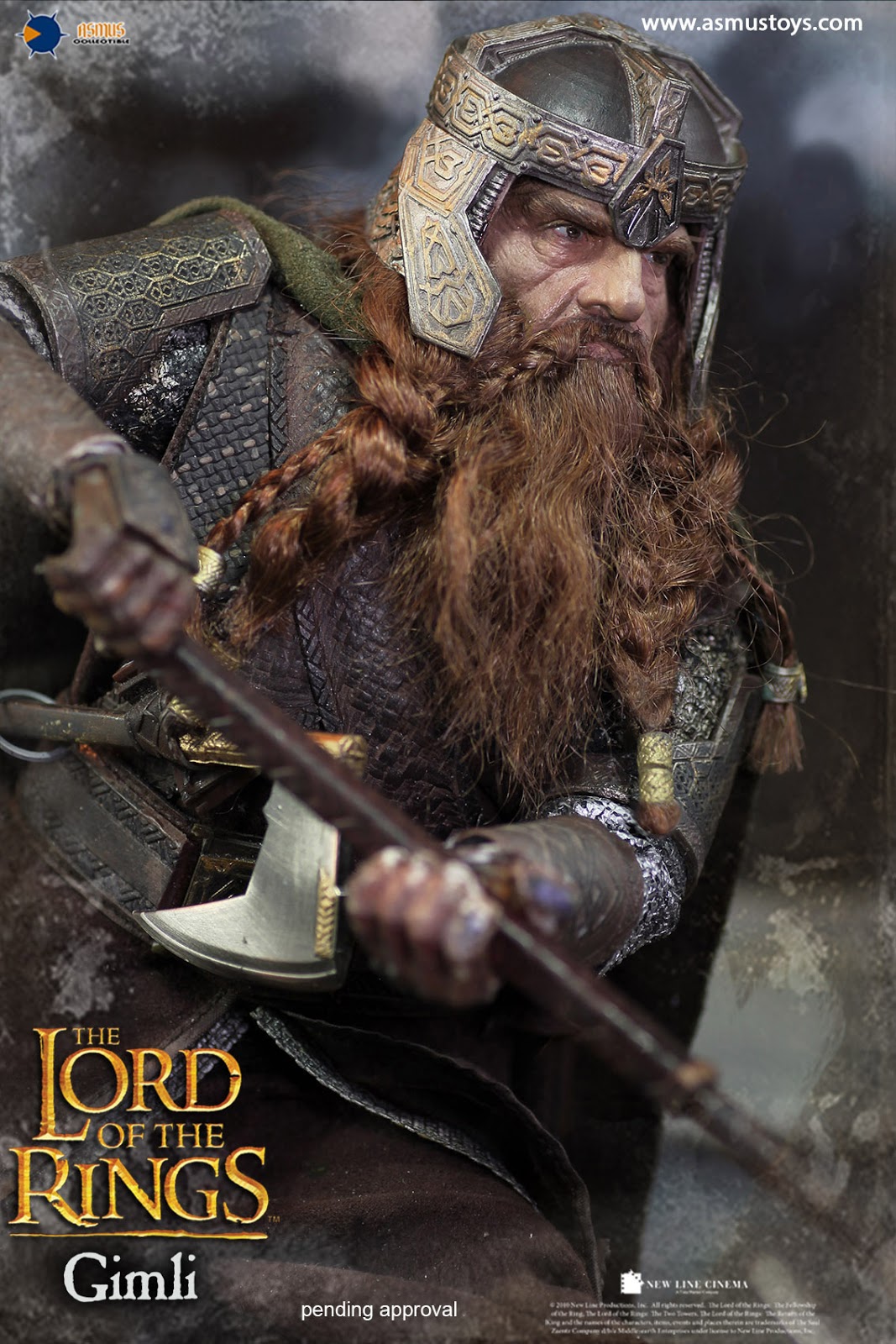 toyhaven: Preview Asmus Toys The Lord of the Rings 1/6th scale Dwarf ...