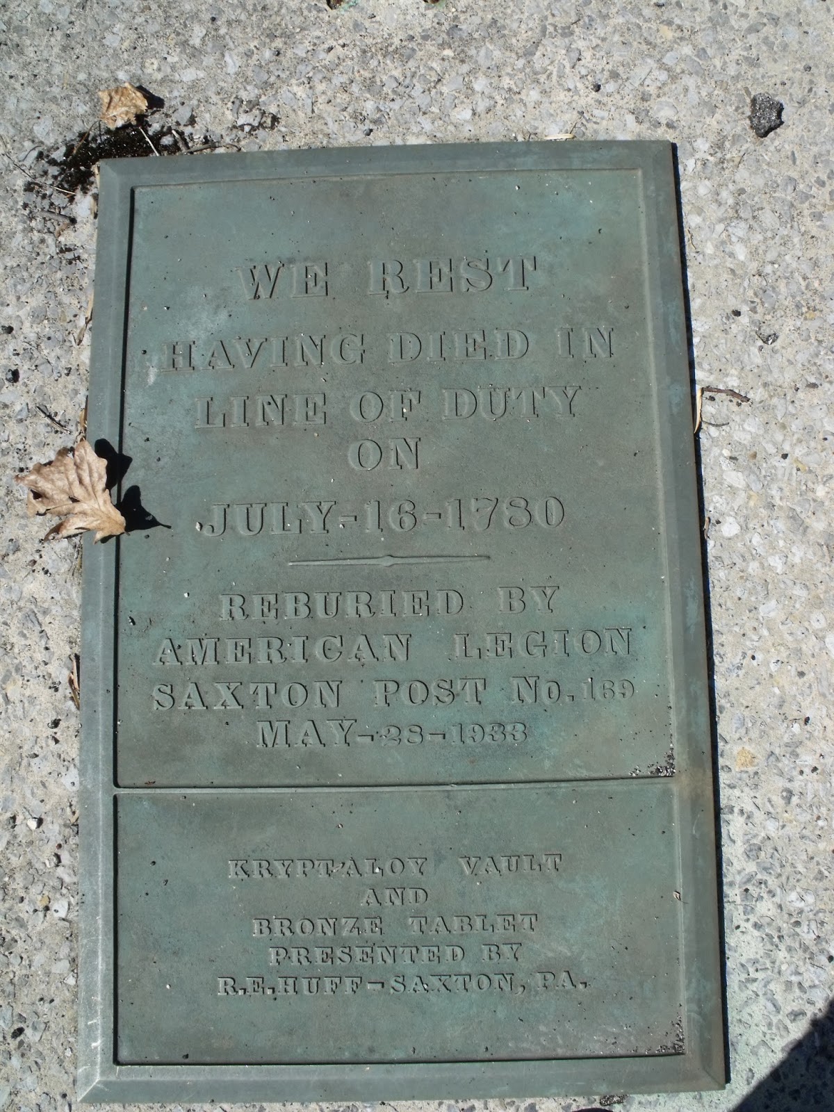Discovery PA: Captian Phillips Ranger's Memorial