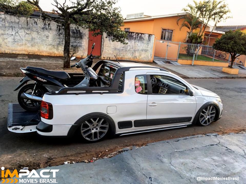 VW Saveiro G5 Cross Com Rodas Saveiro G6 Cross Aro 18 Fixa - Impact ...