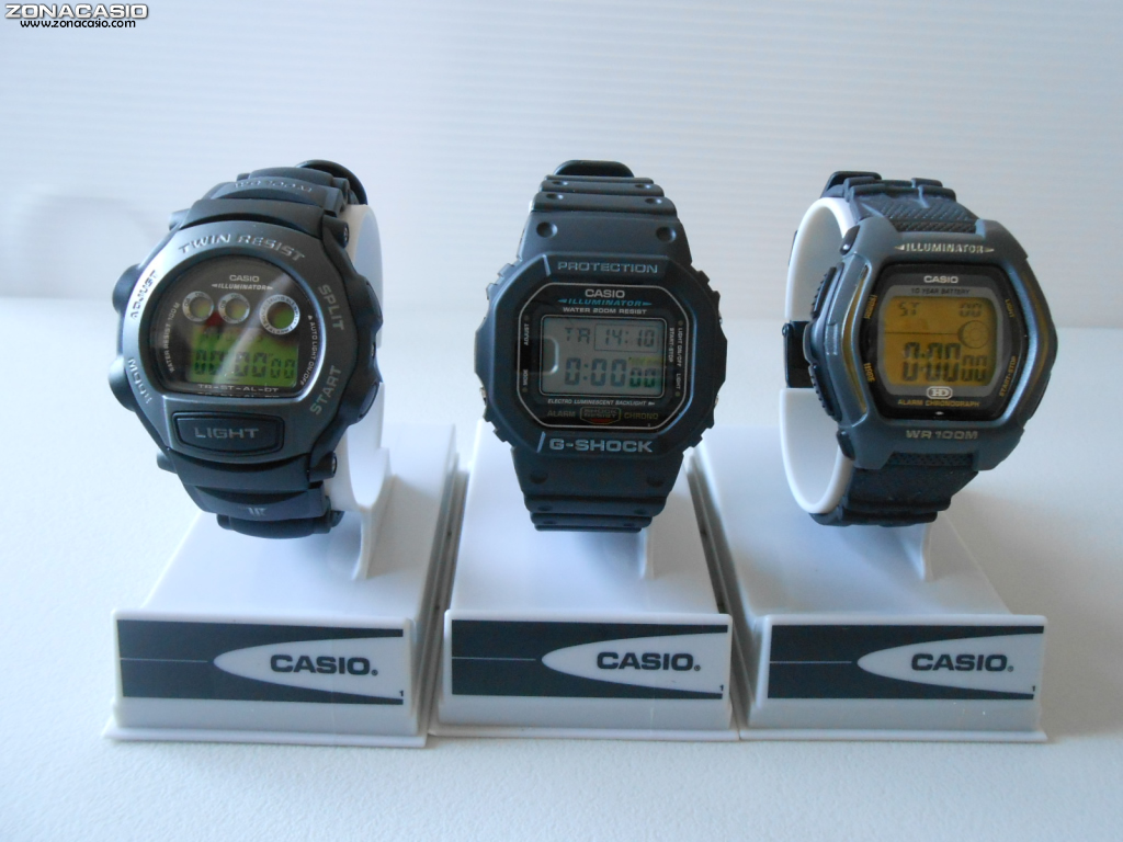 Zona Casio: Los resistentes de Casio, frente a frente: HD, TR y G-Shock