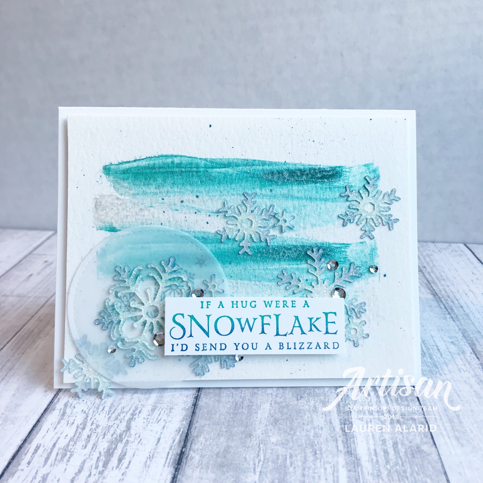 Crafty Little Peach: Stampin' Up! Beautiful Blizzard - Shimmer Paint ...