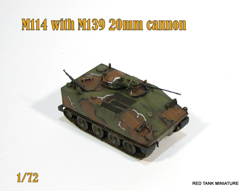 Gulumik Military Models: M114 with 20mm cannon M139 1/72