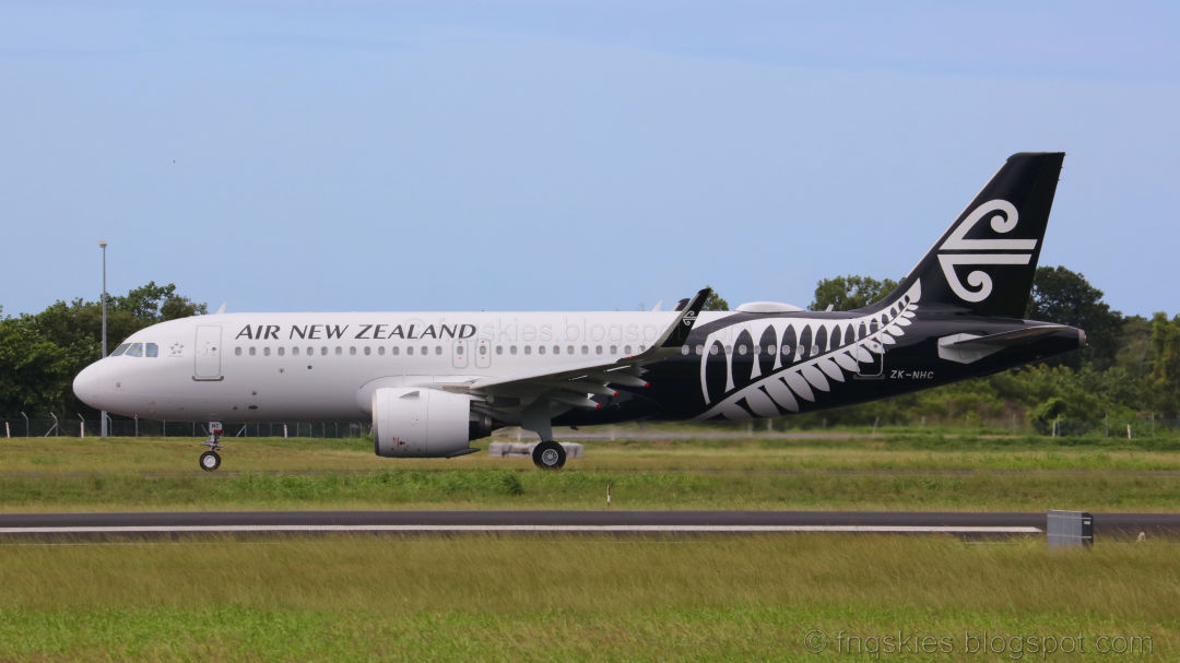Far North Queensland Skies: Air New Zealand Airbus A320 NEO ZK-NHC ...
