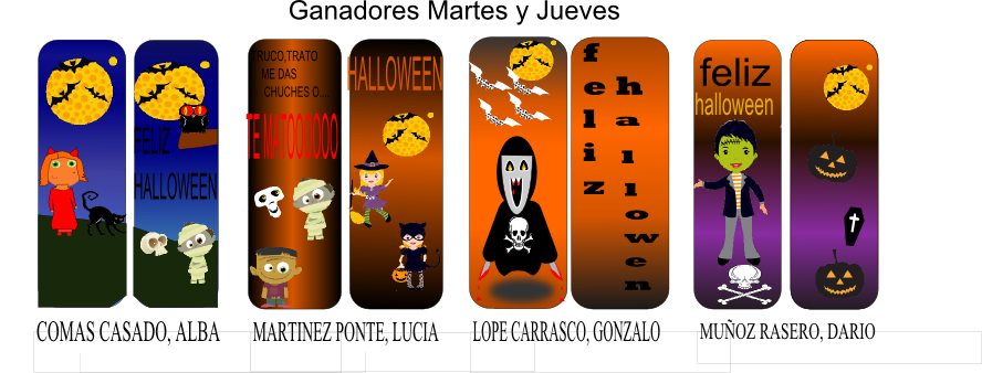 APA Los Jarales: Los mejores marcapáginas de Halloween