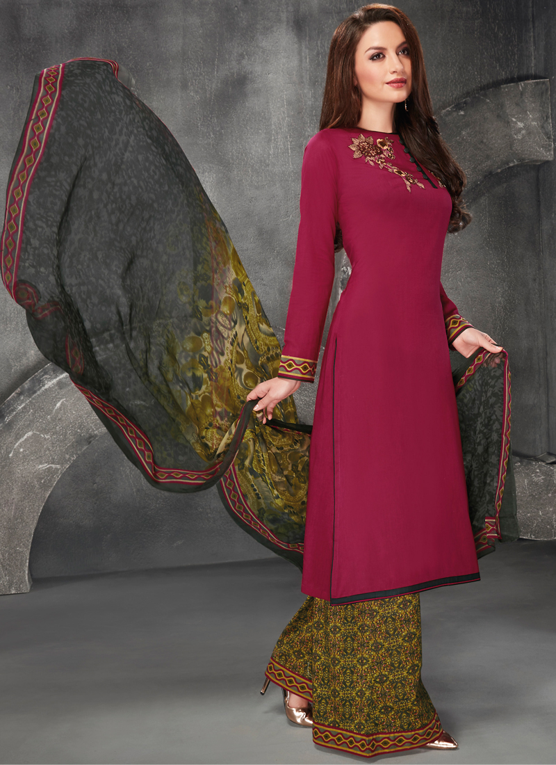 Shop Online Designer Plazoo Suits For Party Wear