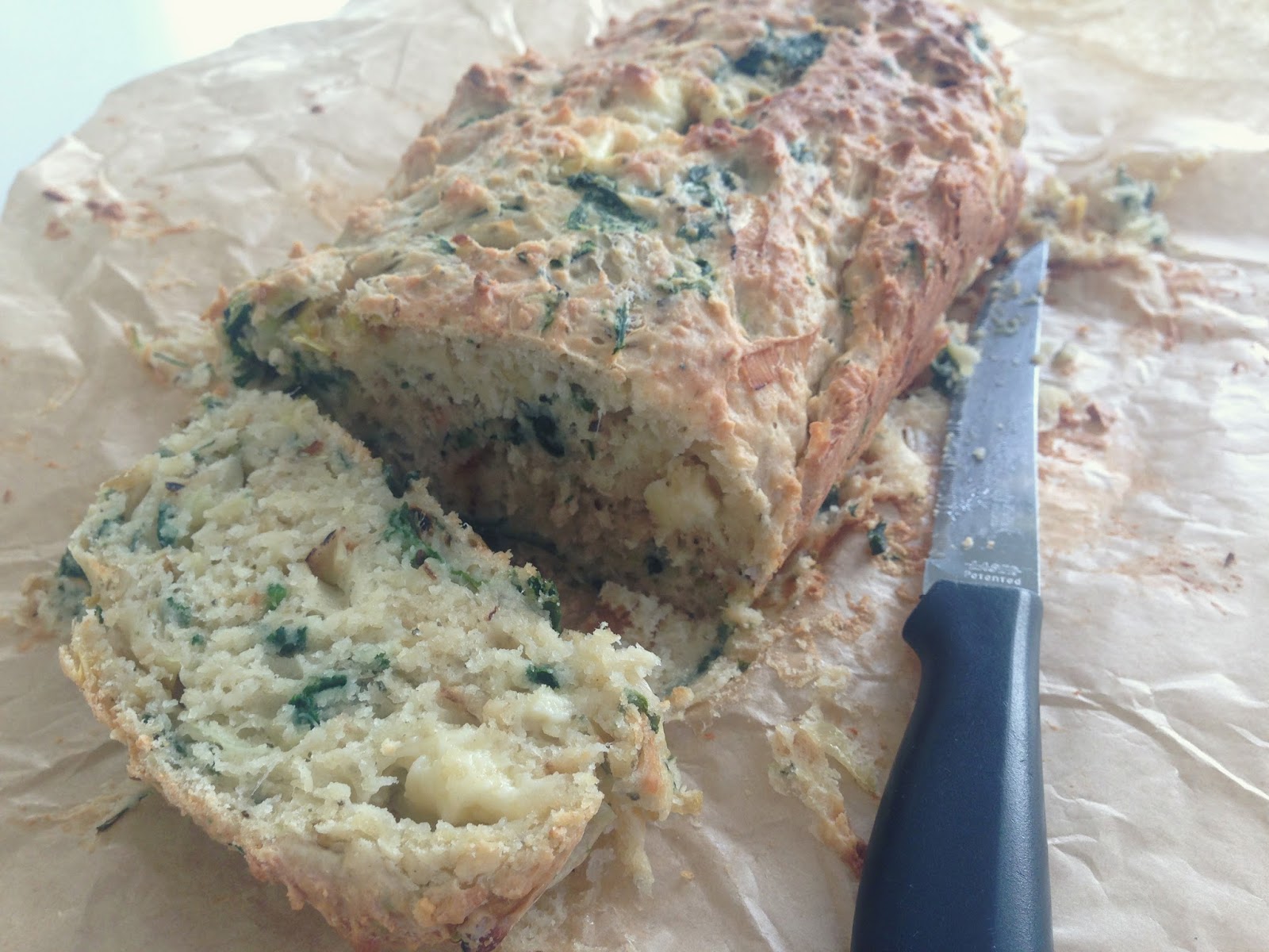 Two Cheese, Spinach & Leek Loaf Recipe... - by Lucy Harbron