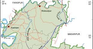 Gopalganj District: gopalganj district map bangladesh