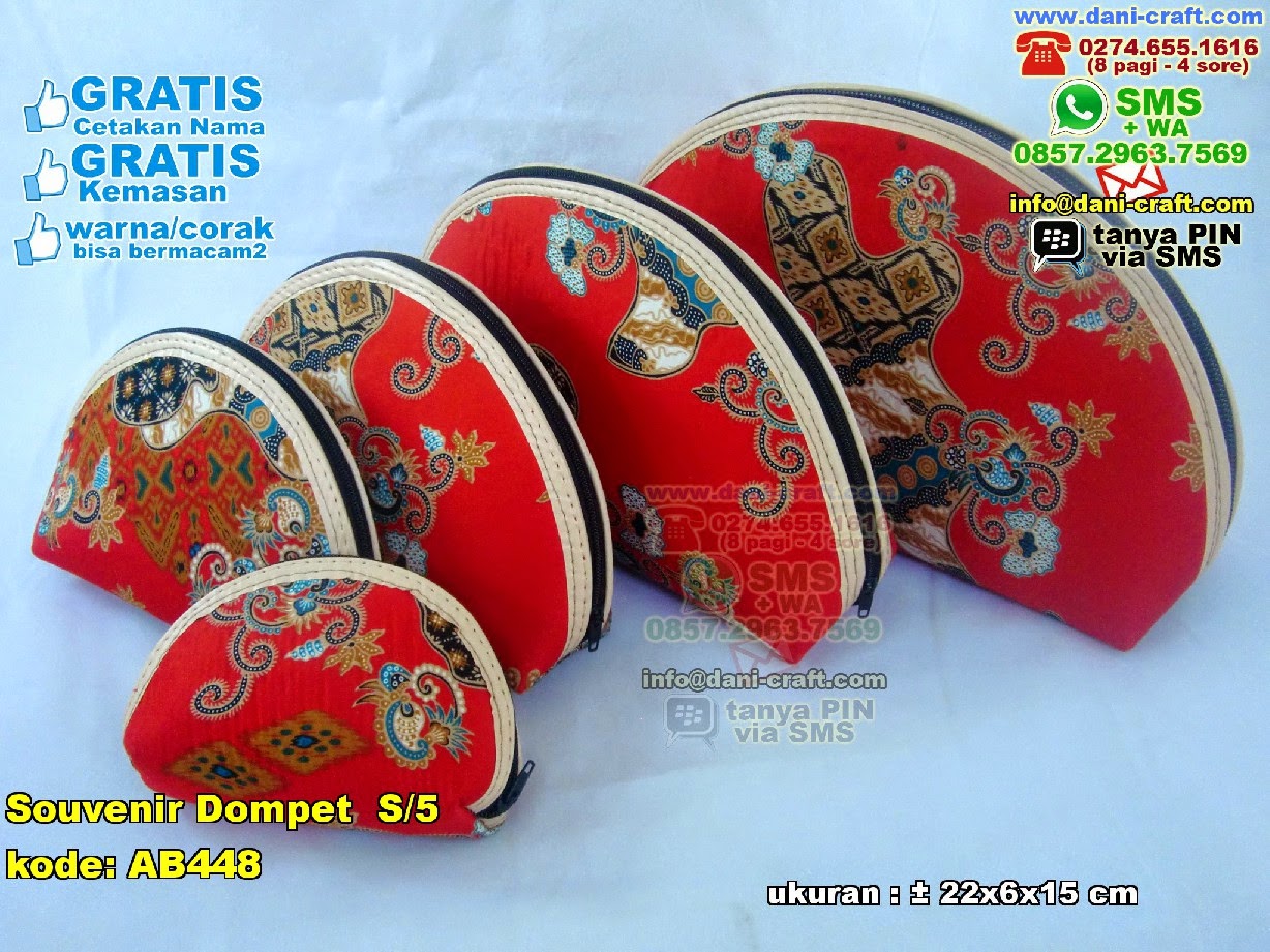Souvenir Dompet Set 5 | Souvenir Pernikahan