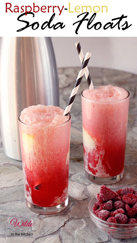 Wilde in the Kitchen: Raspberry-Lemon Soda Floats
