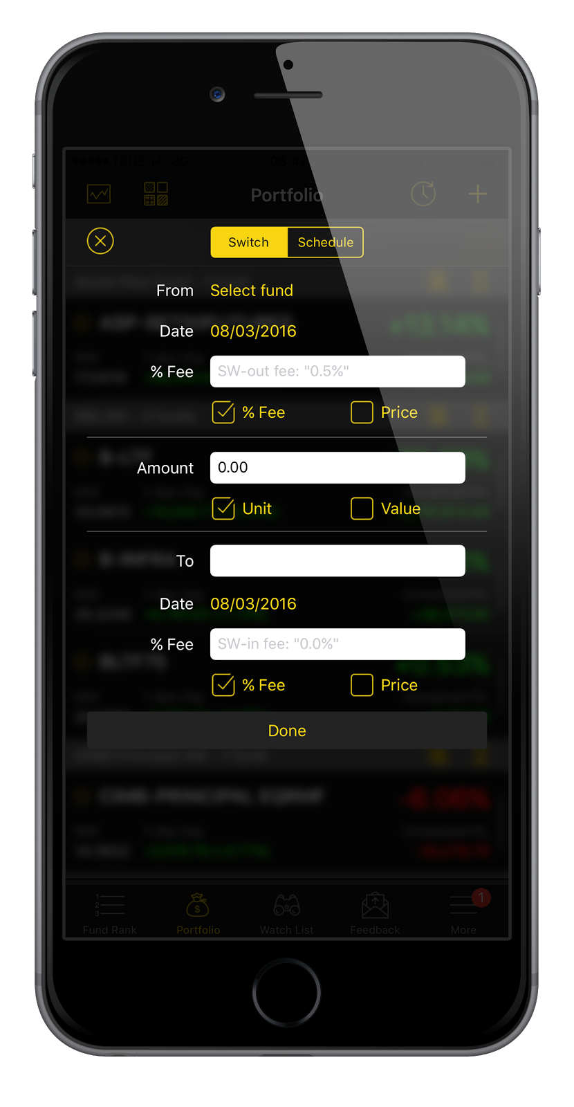 FIN - App กองทุนรวม Mutual Fund