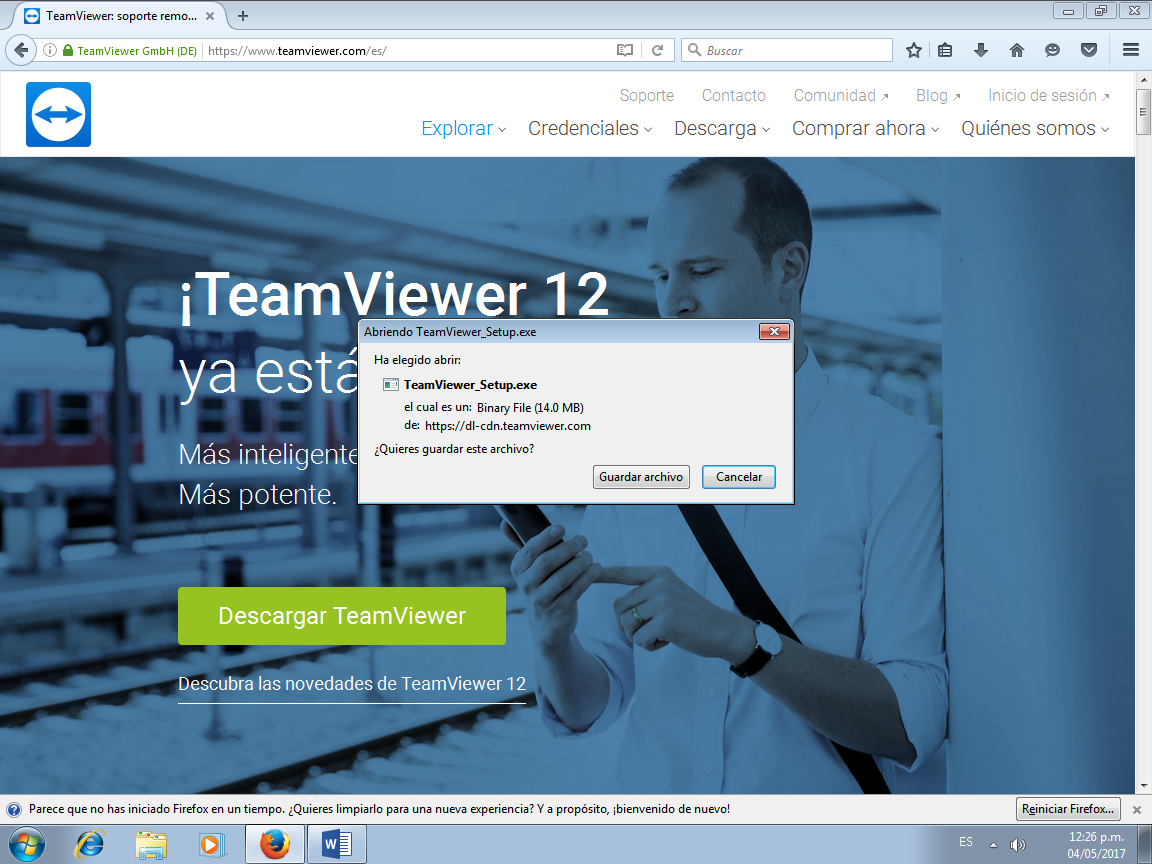 Pasos para intalar y utilizar team viewer