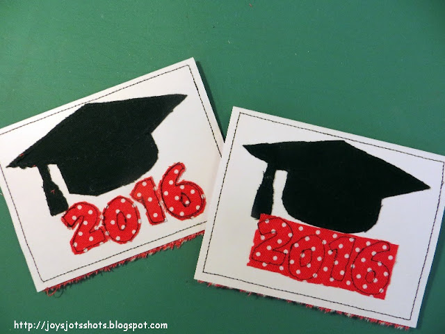 Joy's Jots, Shots & Whatnots: Paper Guided Stitched Graduation Card
