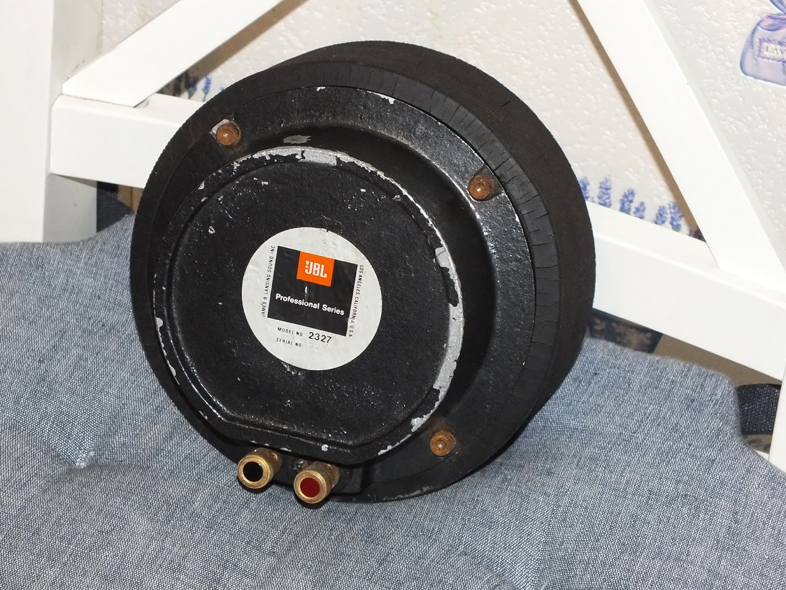 Infrequent Sound [sex.tex] technology: JBL 2327 Compression Driver Horn ...