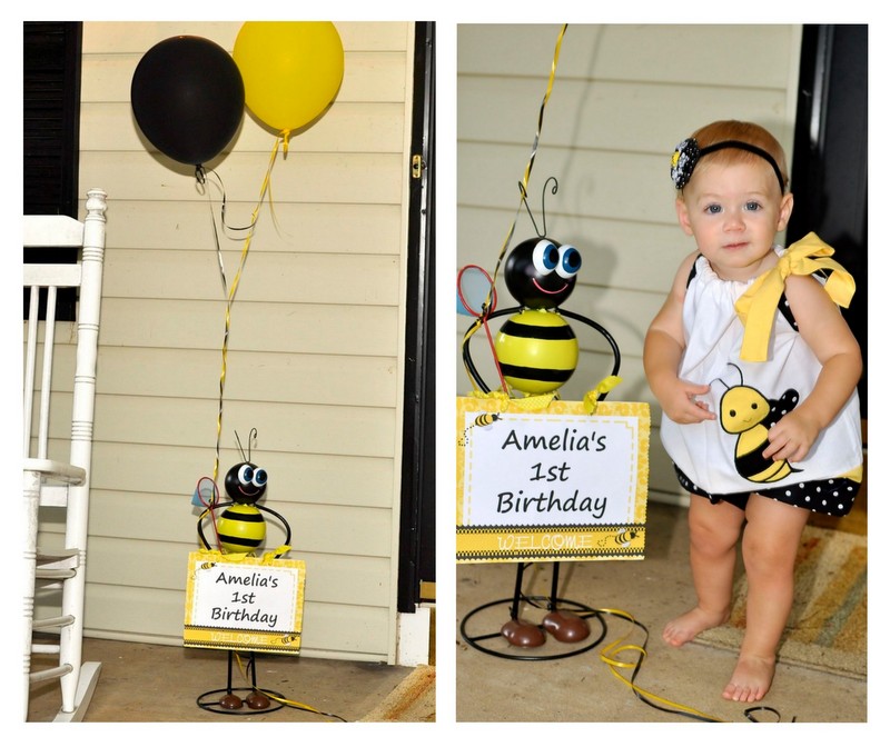 Lochhead Family Blog: Amelia Bee is One! (Bumble Bee Birthday Party)