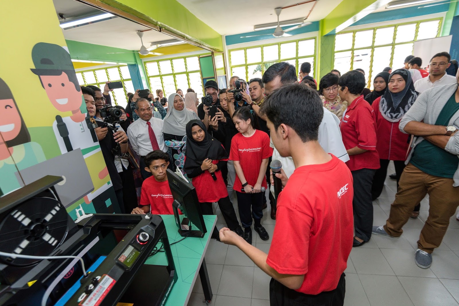 Perasmian MyDigital Maker Hub SMKKKLIA