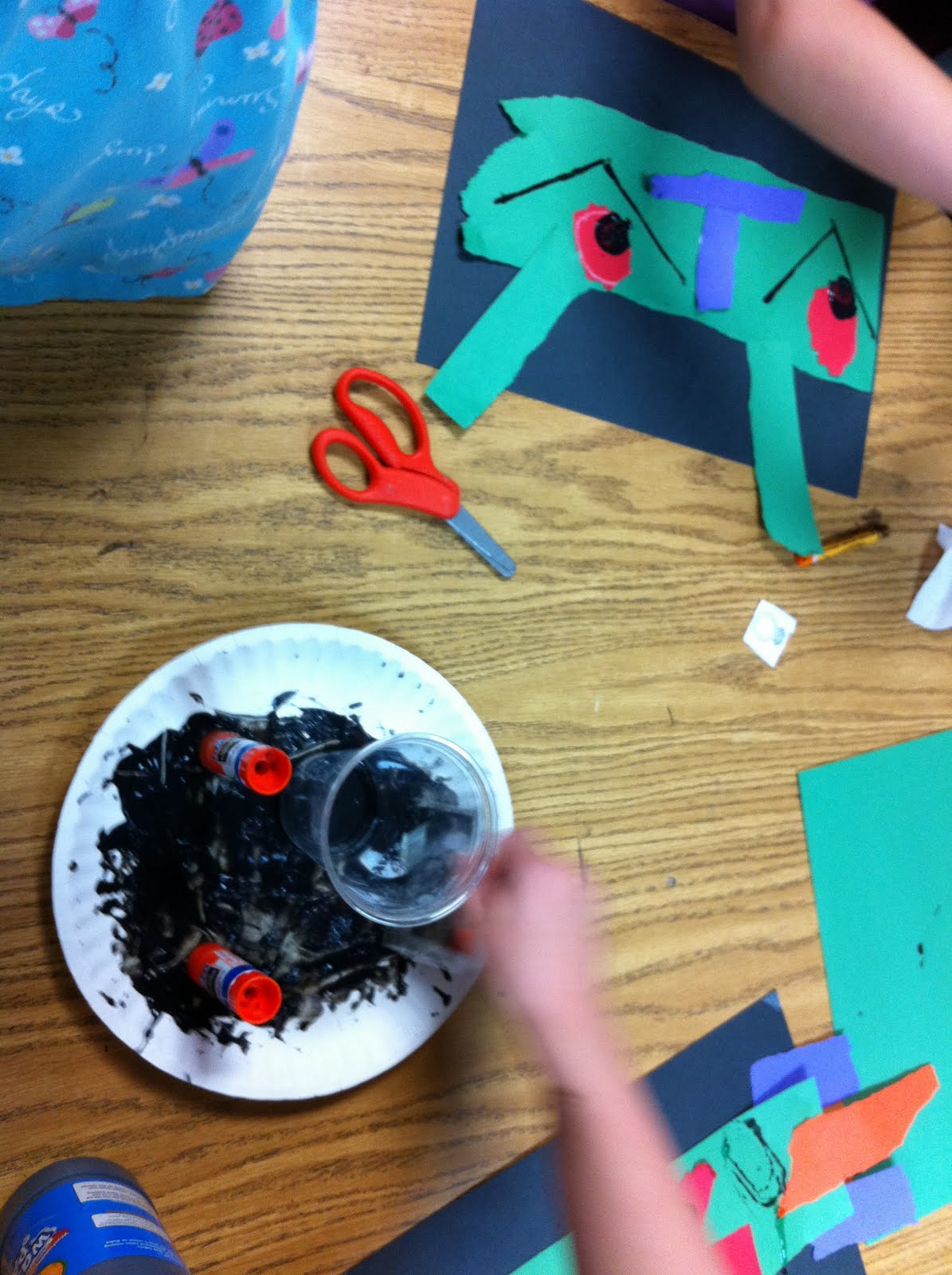 Torn Paper Aliens - Fairy Dust Teaching