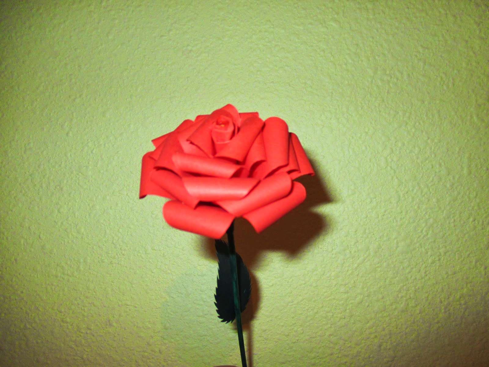 Mi arcón de las manualidades: Rosa roja