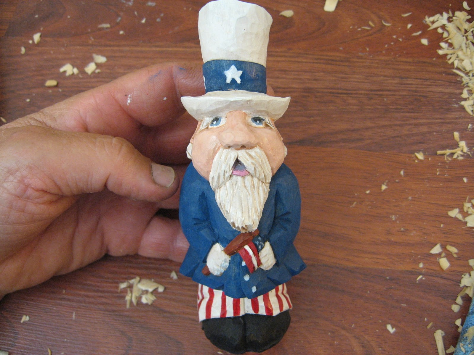 carverswoodshop: FINISHED PHOTOS OF THE UNCLE SAM PROJECT