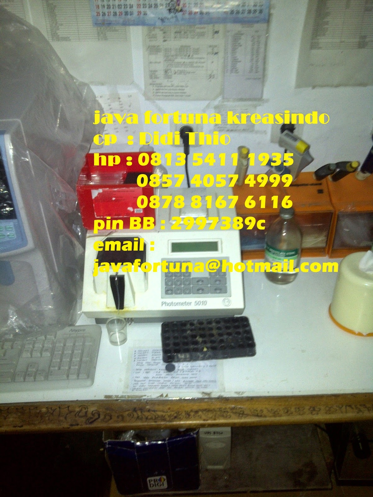 JUAL HEMATOLOGY ANALIZER: JUAL PHOTOMETER RIELLE 5010