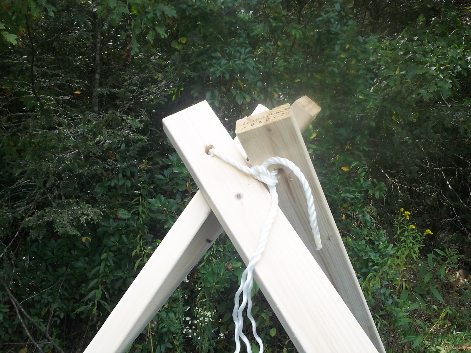 Homemade Hay Stack - Temporary Hay Storage