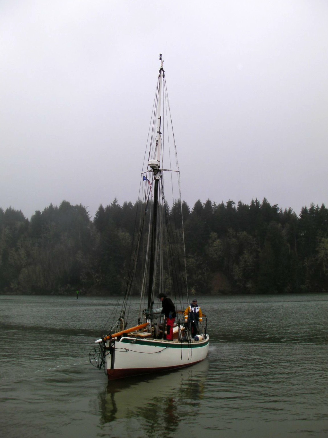 DoryMan: Bristol Channel Cutter on the Yaquina River