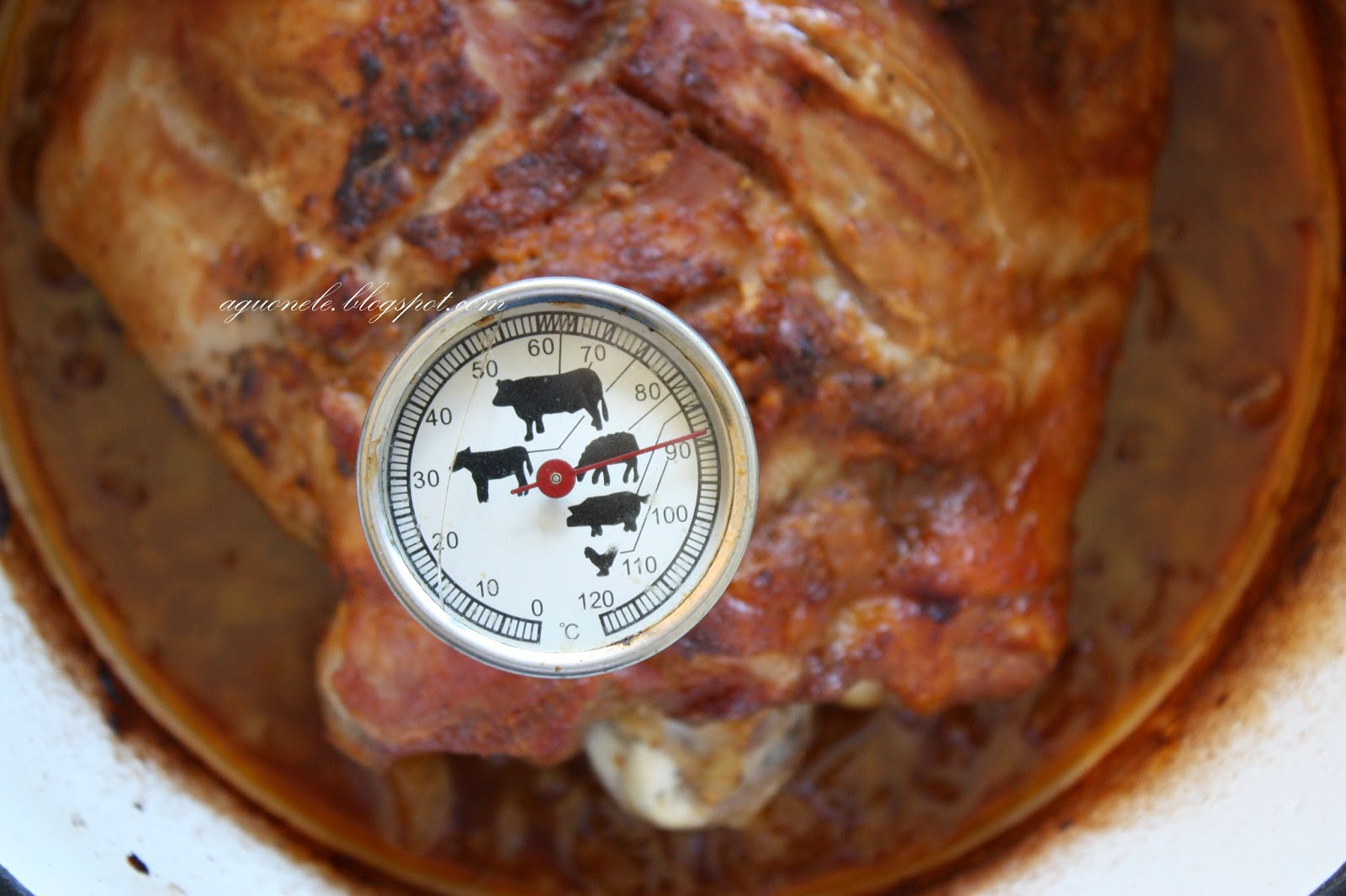 aguonėlė: Ketaus puode keptas kalakutienos kumpis