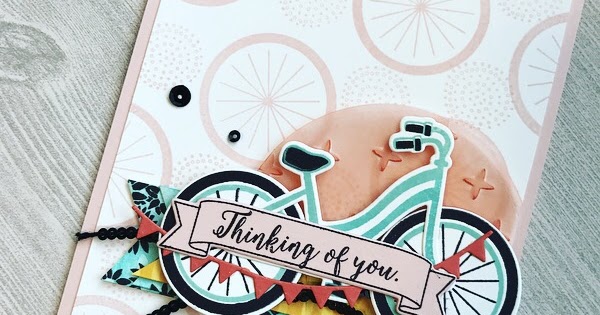 Crafty Little Peach: Stampin' Up! Bike Ride Card