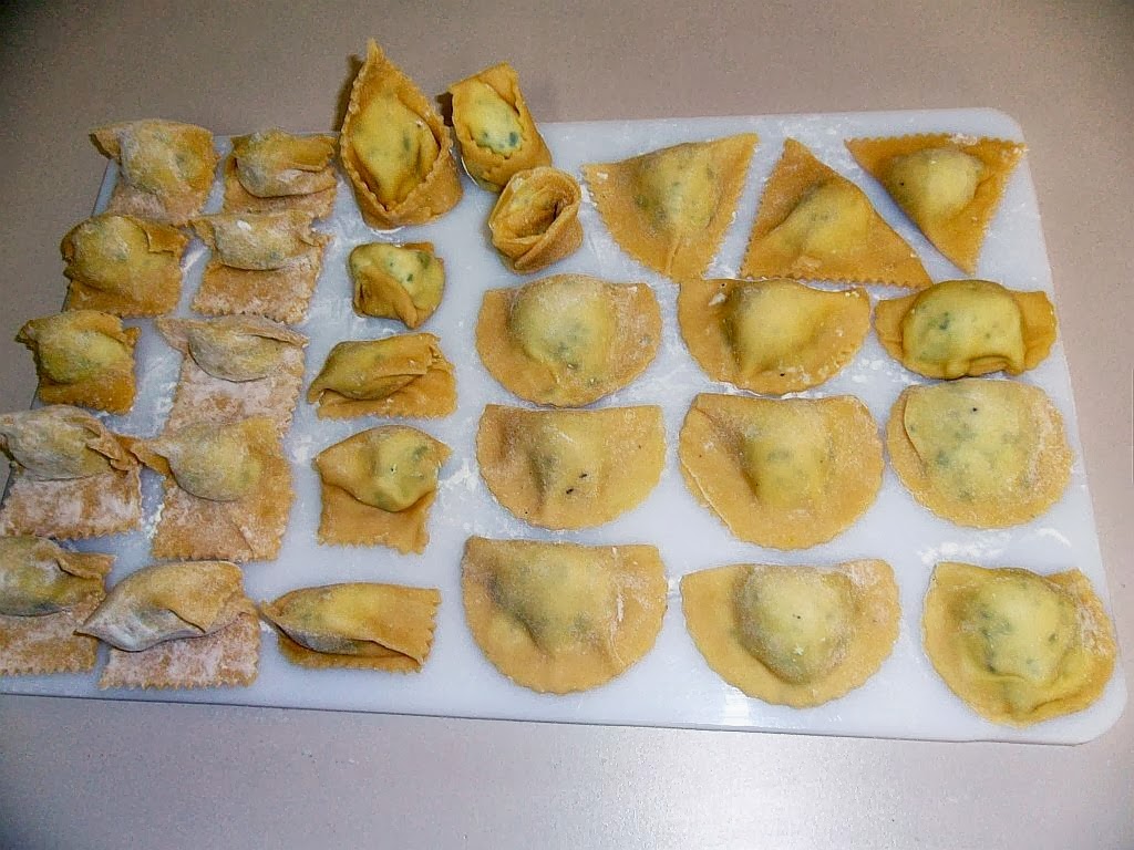 Nomenclatura de massas italianas recheadas