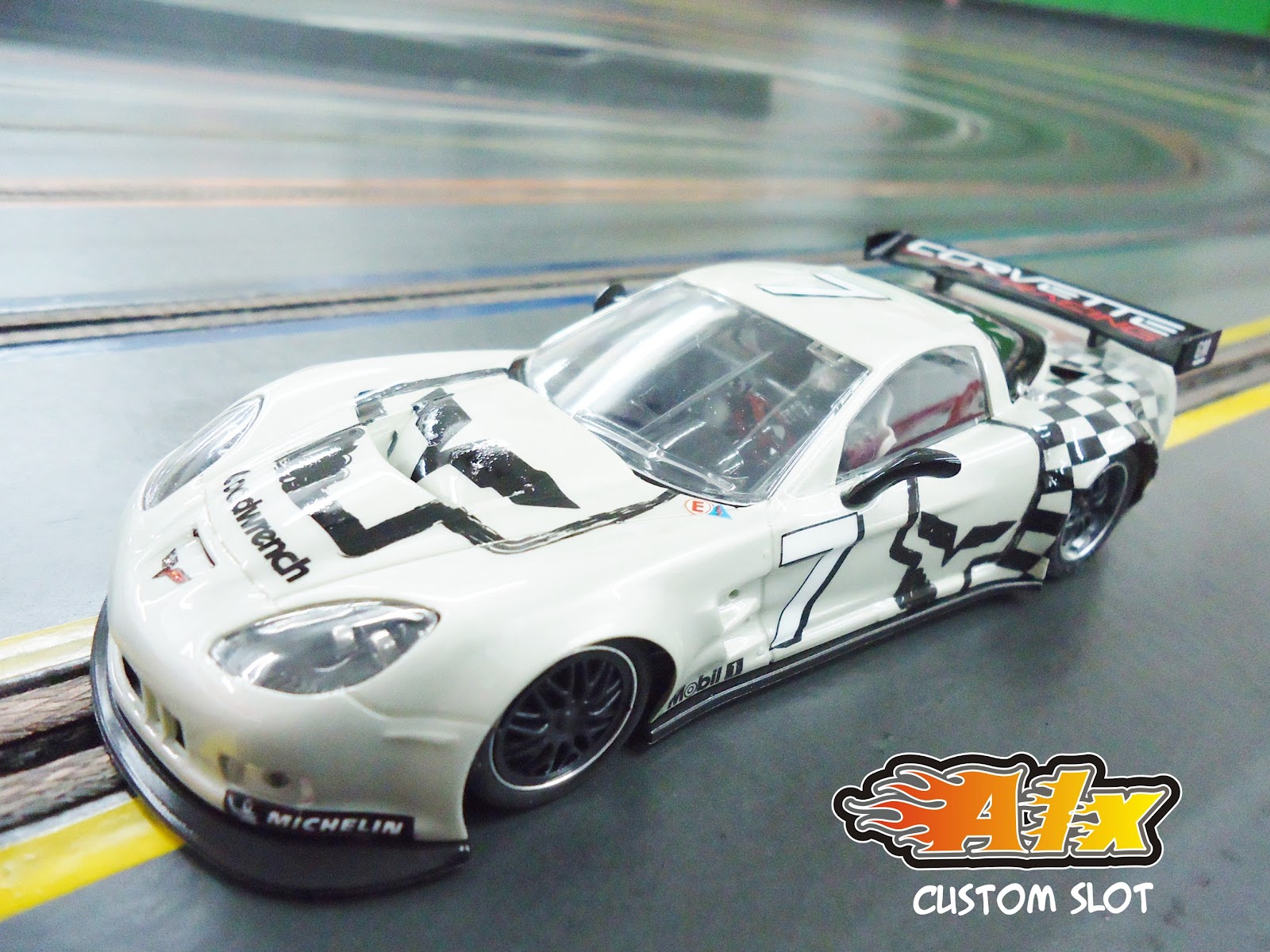 ALX CUSTOM : CORVETTE C6R NSR WHITE SKULL