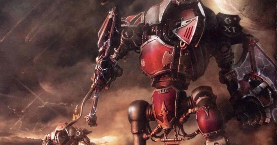 30Kplus40K: Imperial Knight in Forge World Fires - WIP Part 1